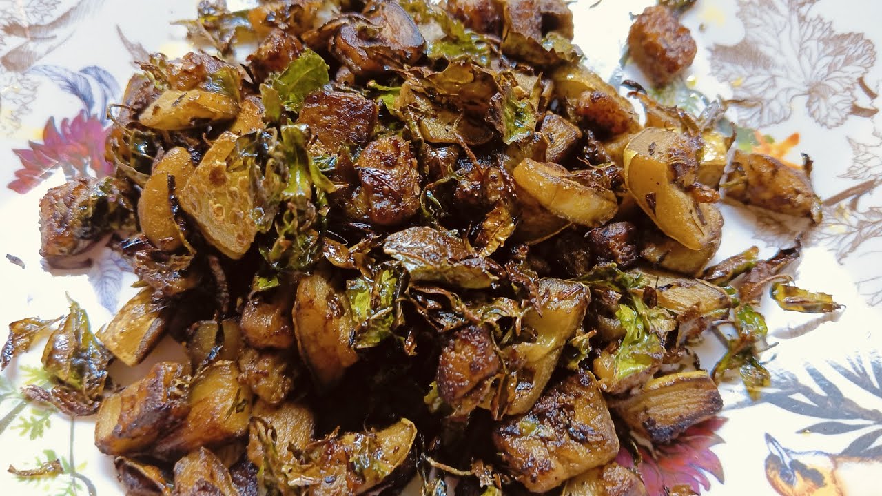 নিম পাতা দিয়ে বেগুনের ভাজা রেসিপি ll nimpata recipe#bengali #trending ...