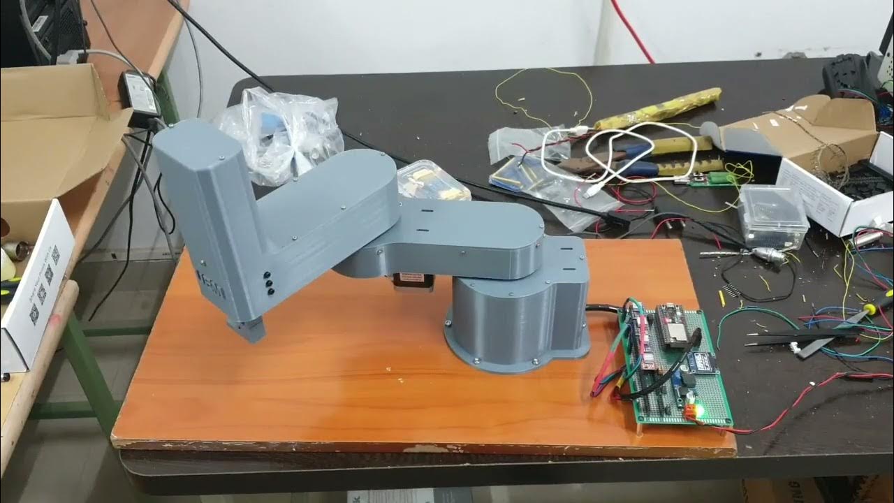 3D printed SCARA robot. - YouTube