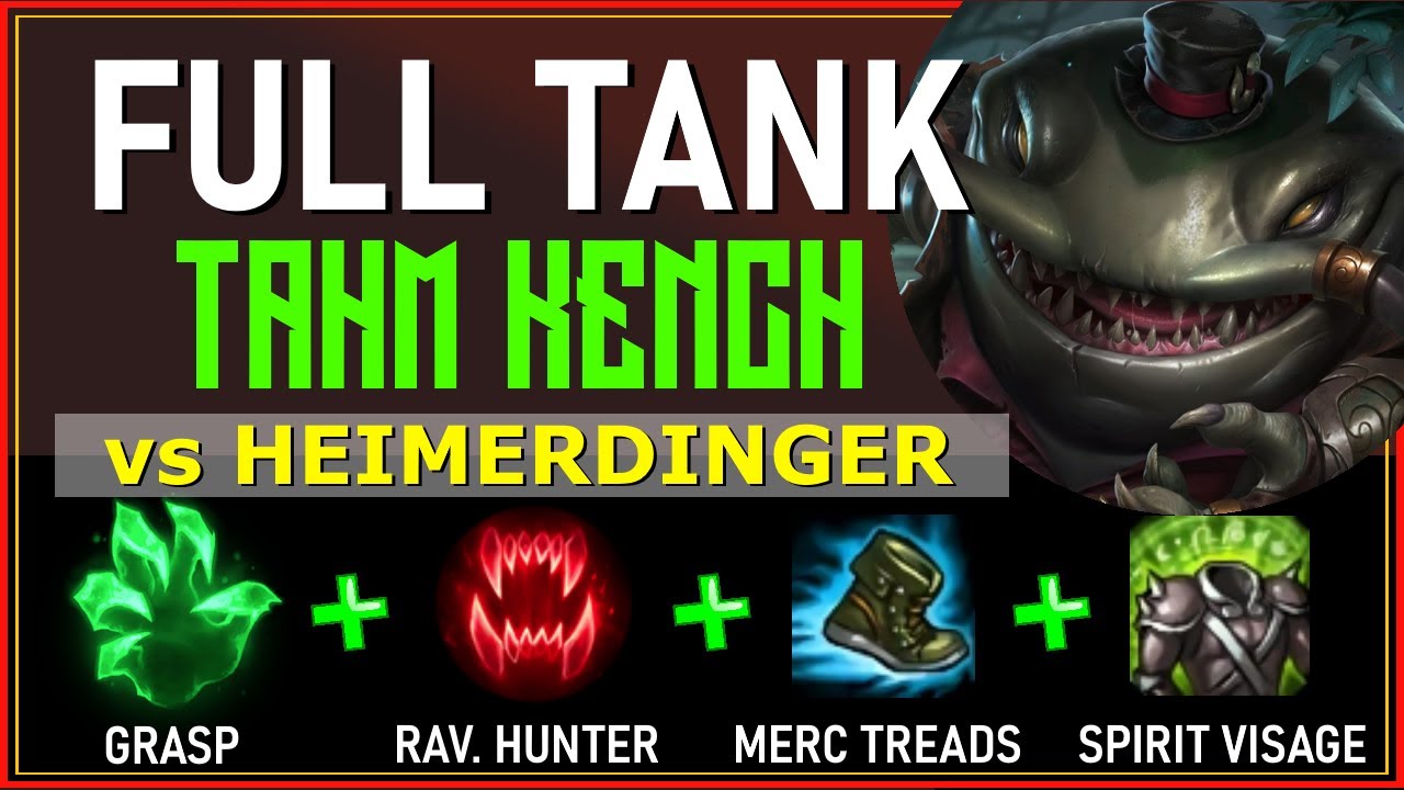 FULL TANK TAHM KENCH TOP vs HEIMERDINGER - S10 League of Legends - YouTube
