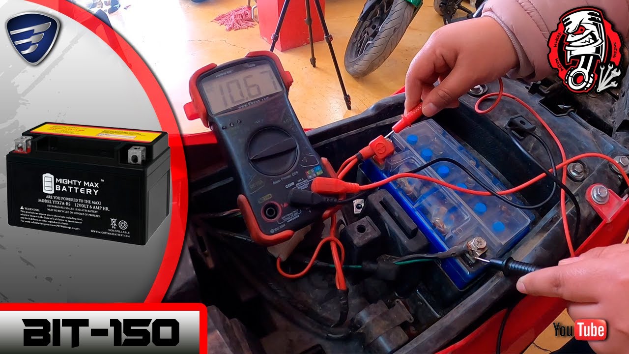1184 | ITALIKA BIT-150 NO METE CARGA [BATERIA DAÑADA] - YouTube