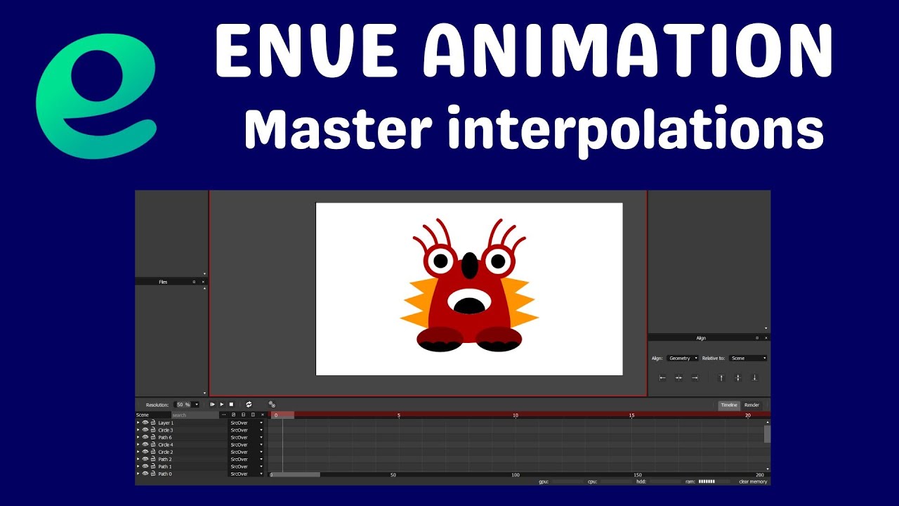 Enve animation master interpolations - YouTube