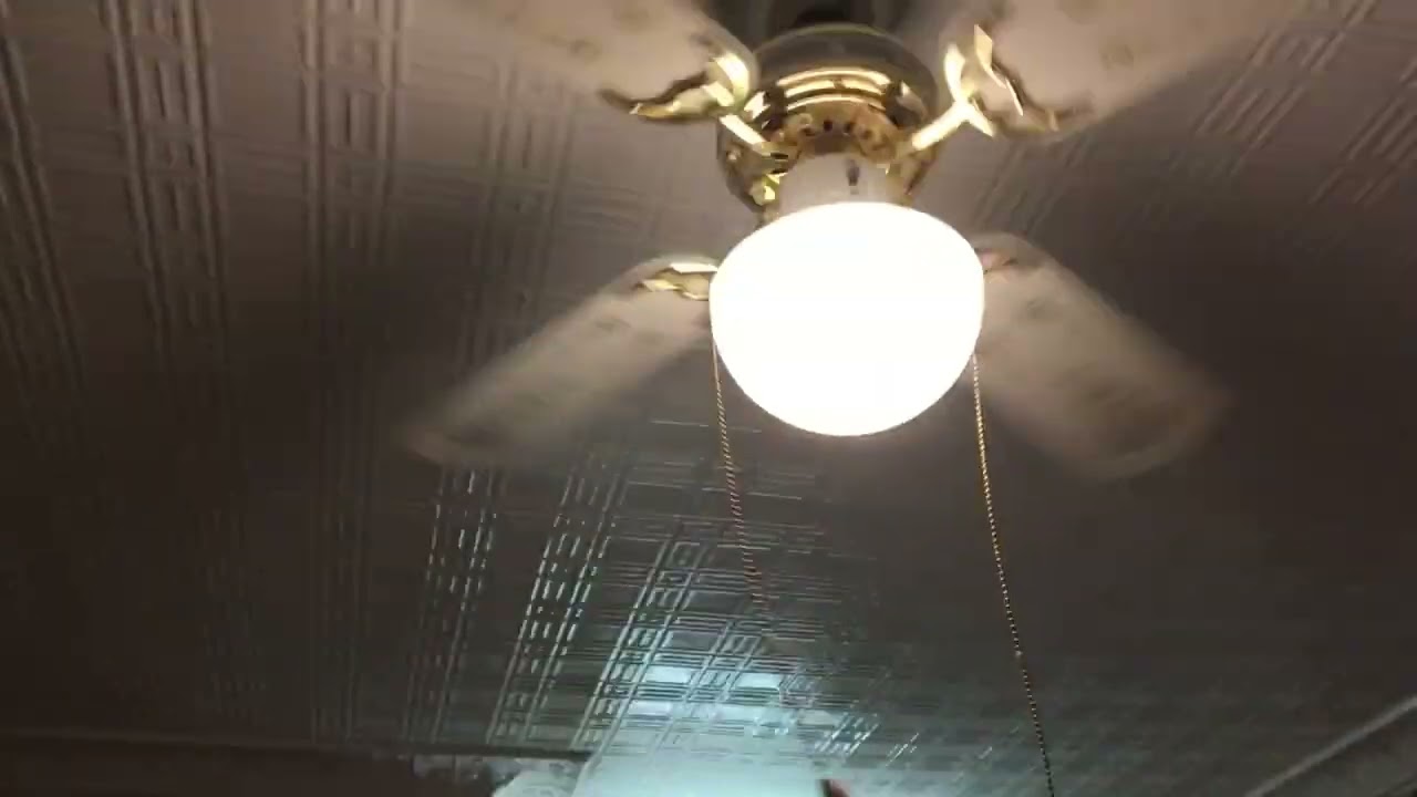 36” KOF (king of fans) Taurus ceiling fan demo - YouTube