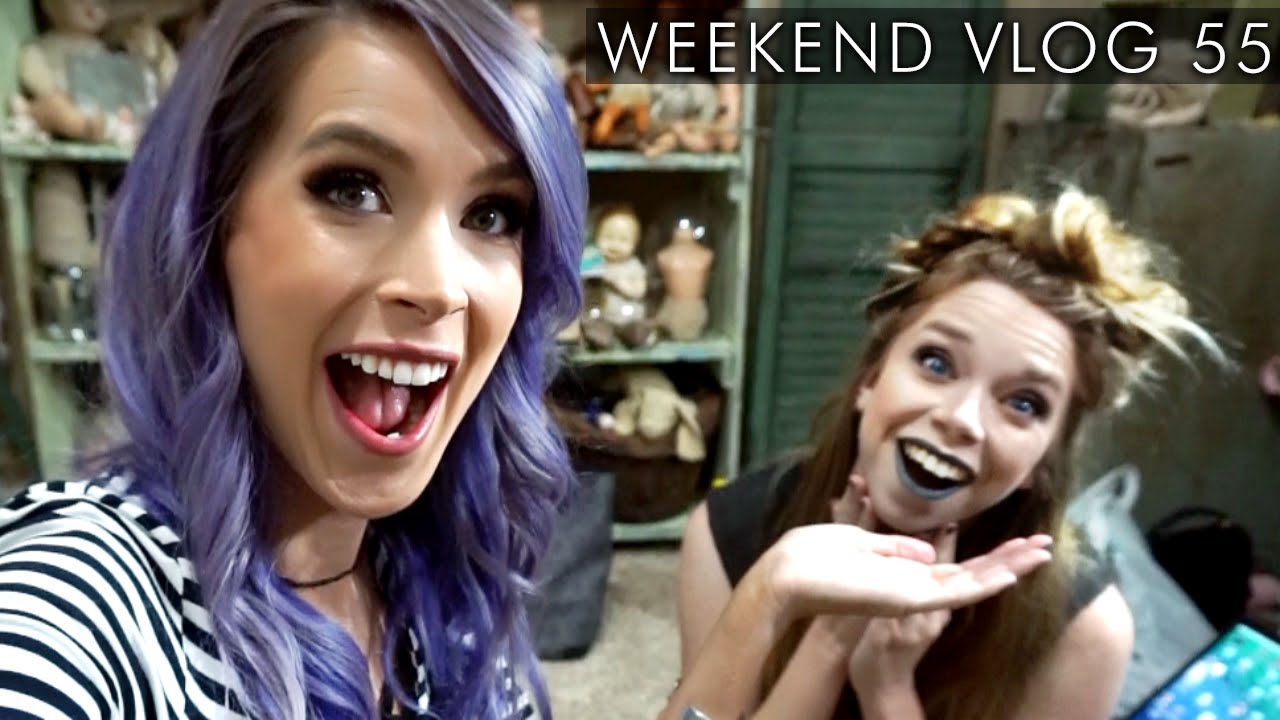 Collab Day With Bunny! | weekend vlog 55 | LeighAnnVlogs - YouTube