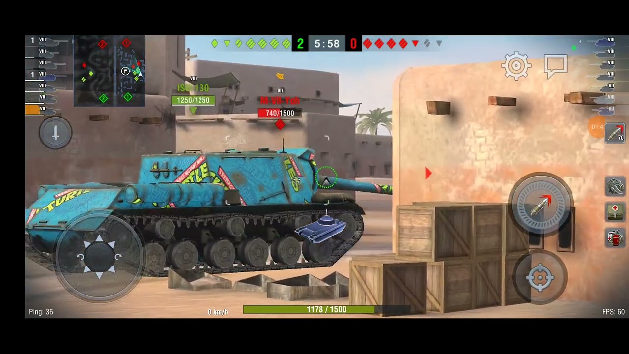 Worlds of Tanks Blitz Tiger Tank ace over superior enemy forces - YouTube