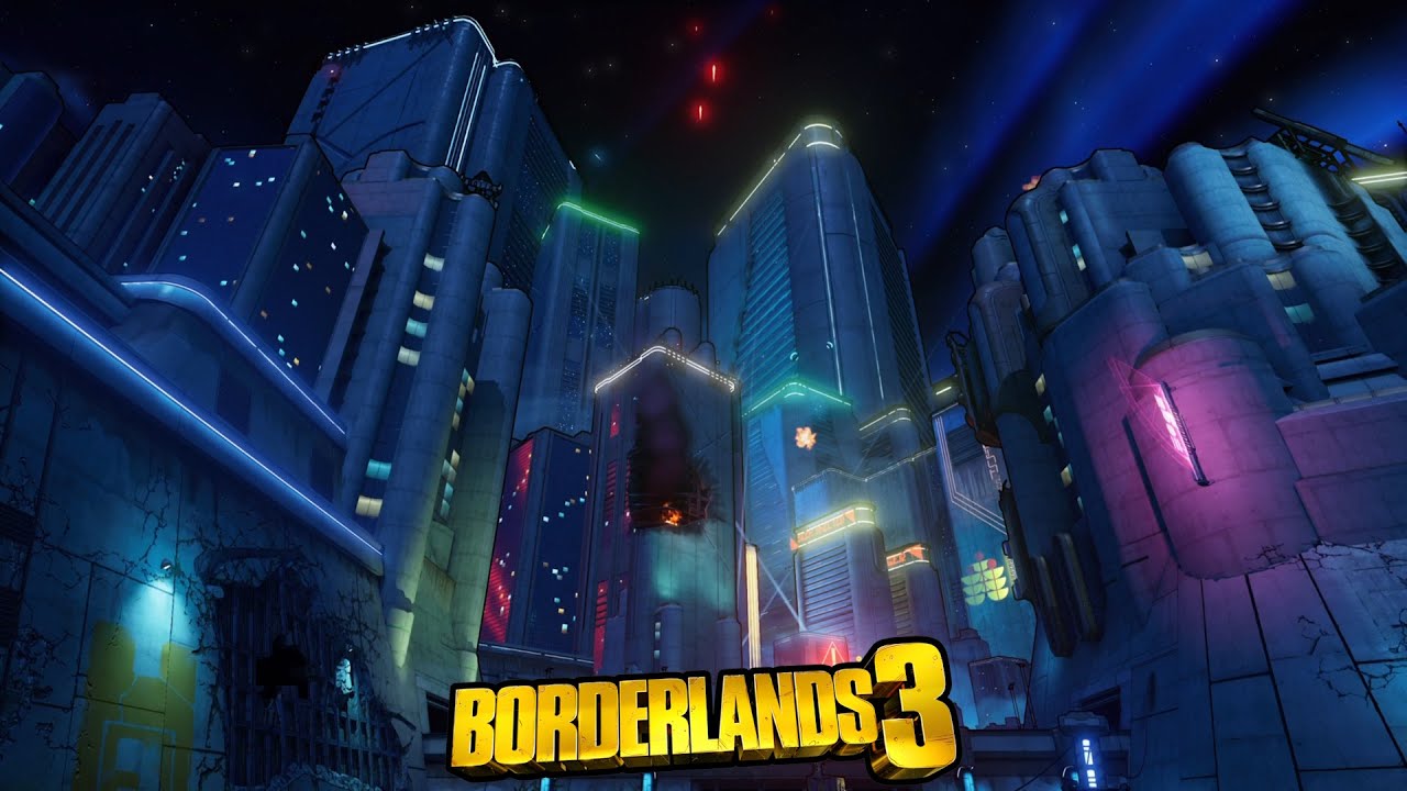 Meridian Outskirts - Borderlands 3 | Distant War, Explosions, Aircraft ...