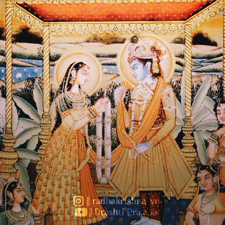 Radha Krishna Vivah Status | ft. Sri Sri Radha Krishna Vivah ceremony ...