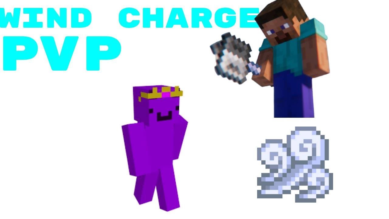 Minecraft Wind Charge PvP Tutorial | Boost Up & Land INSANE Crits - YouTube