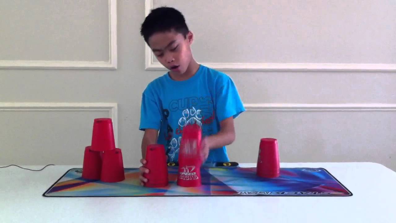 How to cup stack 3-6-3 - YouTube