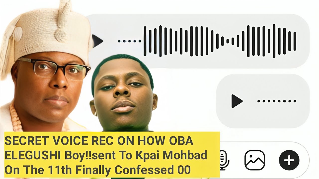 SECRET VOICE REC⭕ ON HOW MOHBAD DEATH WAS PLANNED - YouTube