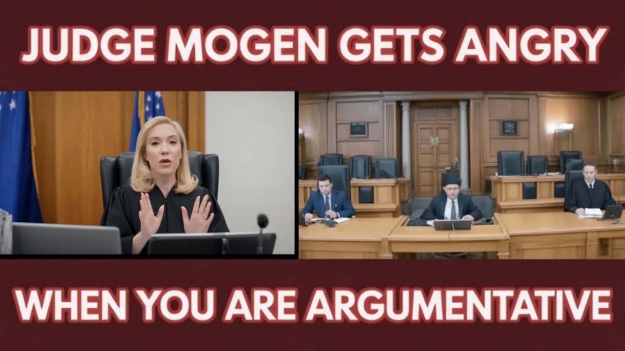 Judge Mogen Gets ANGRY When You Are Argumentative - YouTube