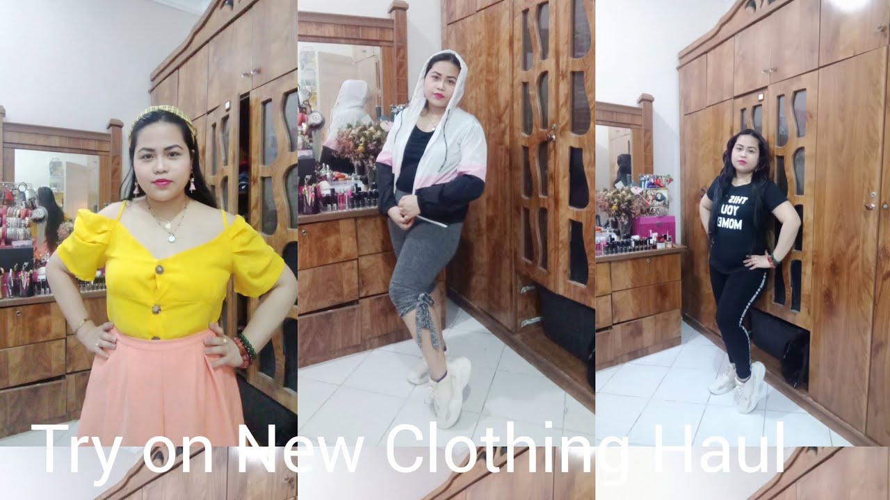 TRY ON NEW CLOTHING HAUL - YouTube