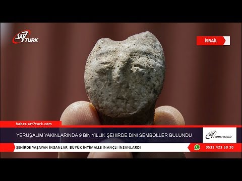 Yeruşalim Yakınlarında 9 Bin Yıllık Şehirde Dini Semboller Bulundu | 09.08.2019