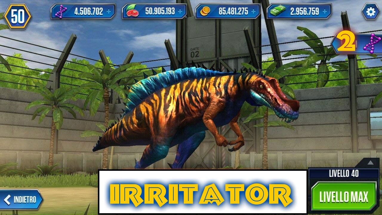 Jurassic World - LEVEL 40 IRRITOSAURO - YouTube
