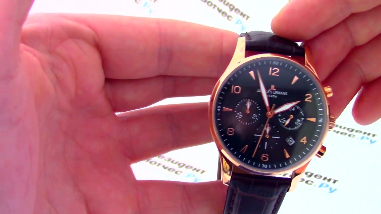 Часы Jacques Lemans Classic 1-1654G - видео обзор от PresidentWatches ...