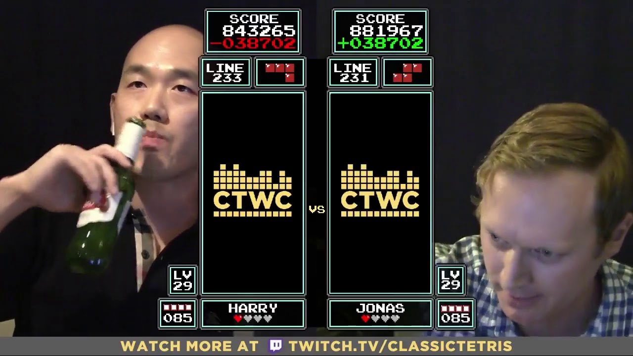 Harry/Jonas INSANE exhibition match! Highest NES vs scores EVER! - YouTube