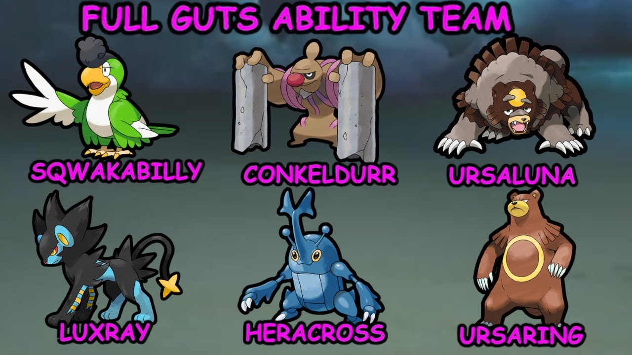 FULL GUTS ABILITY TEAM WAS TOO HEAT FOR PLAYERS TO FACE ON POKEMON ...