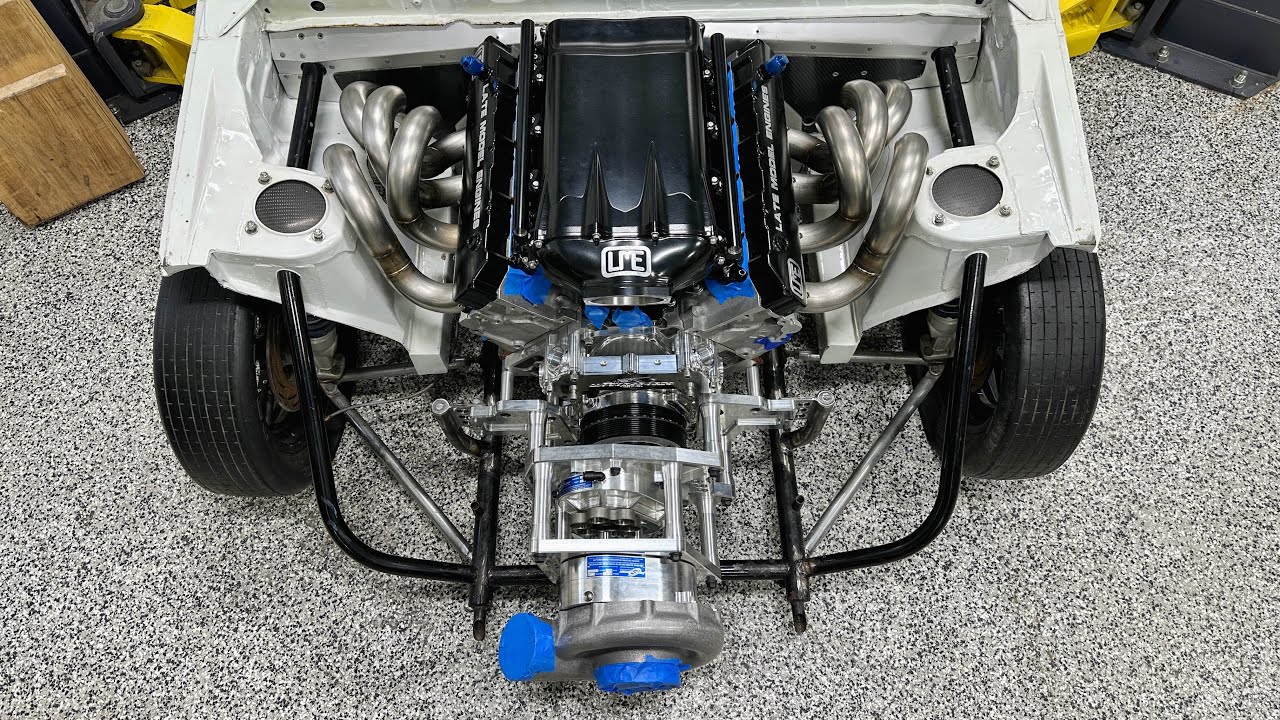 Procharged RX7 build. part 5. building massive headers. they look wild ...