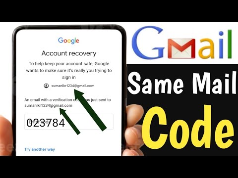 gmail recovery Code Same Email problem 2023 || gmail account recovery ...