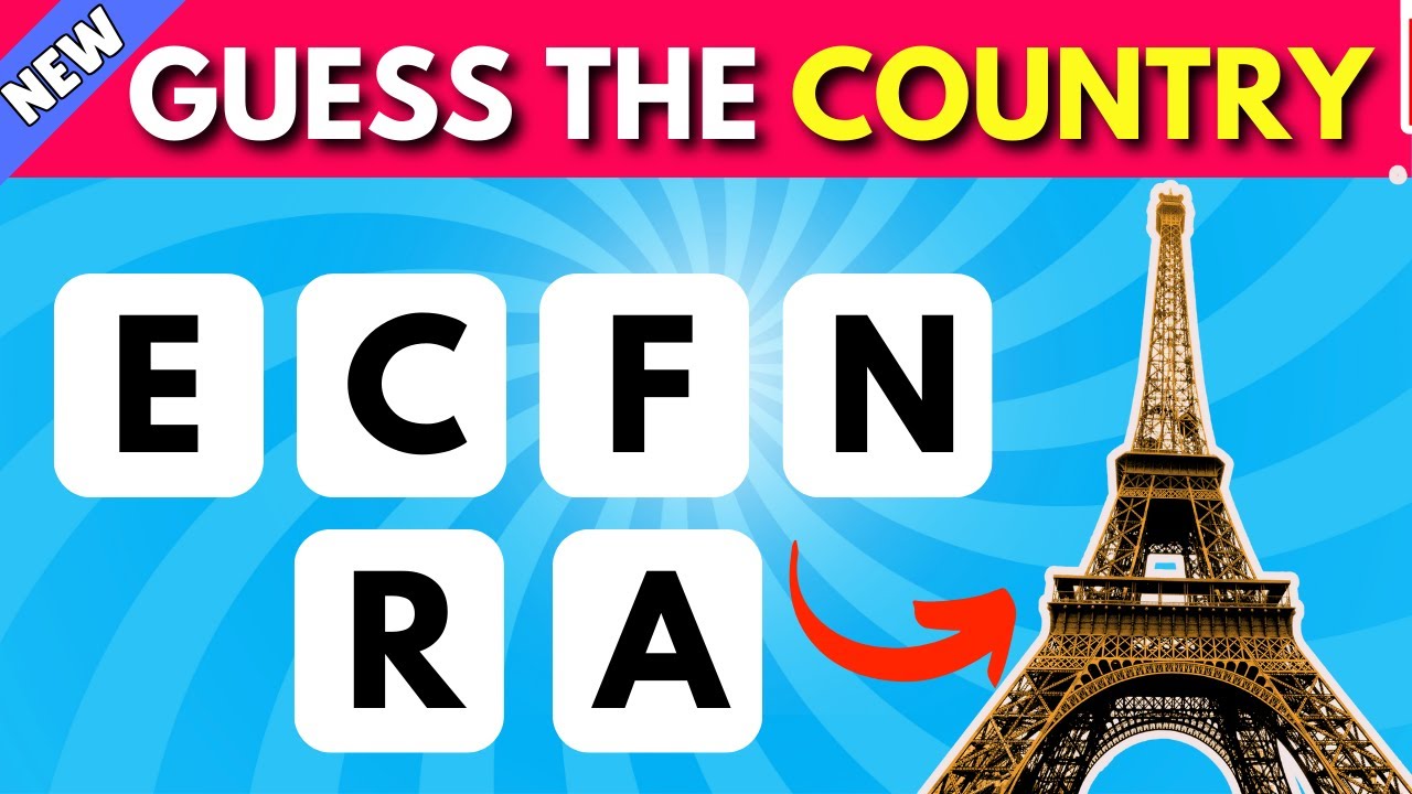Can You Guess the Country by Its Scrambled Name? 🌍 Geography Quiz | # ...