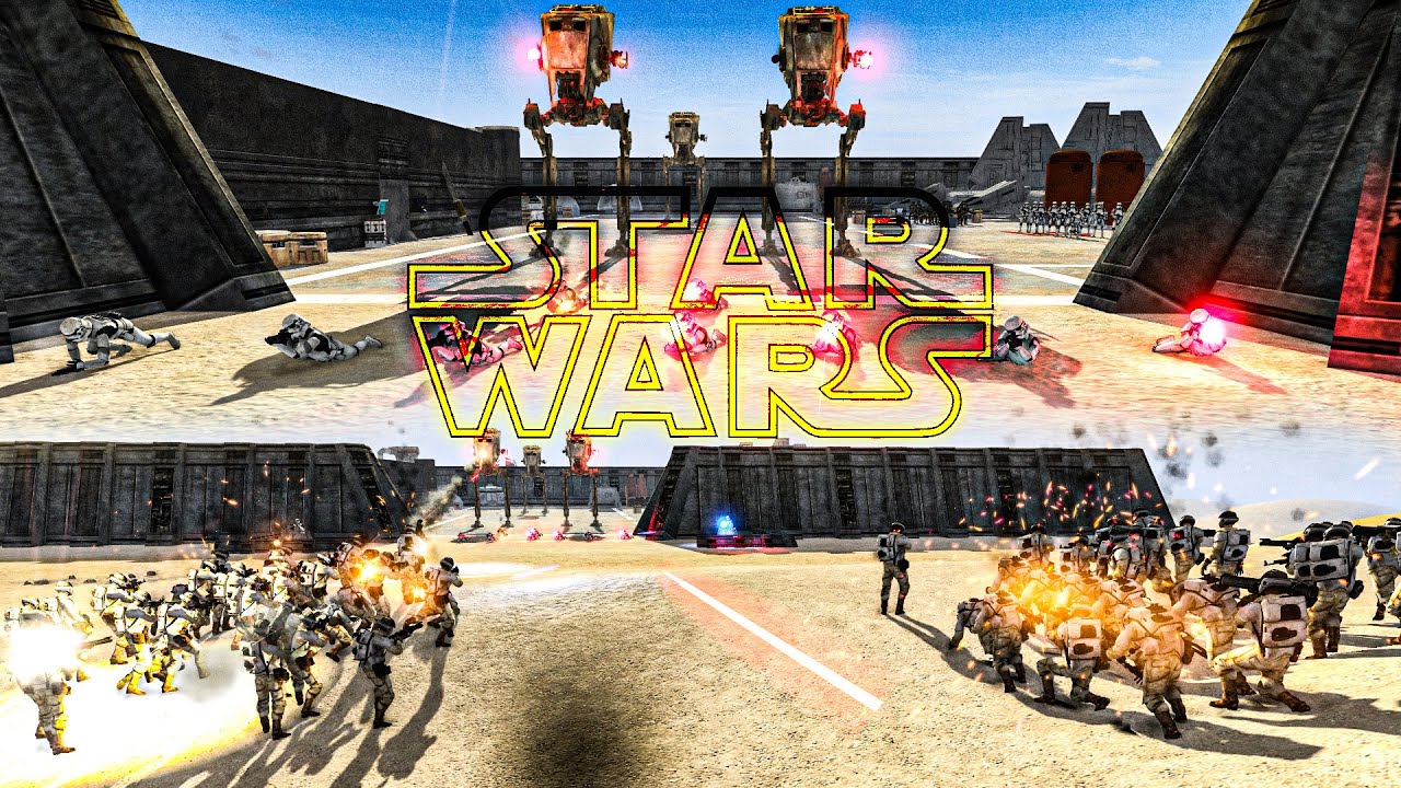 Star Wars - Rebels Attack Imperial Base on Tatooine! (Cinematic) | Men ...