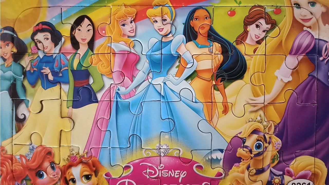 ️ Disney Princess _ Puzzle For children ️ - YouTube