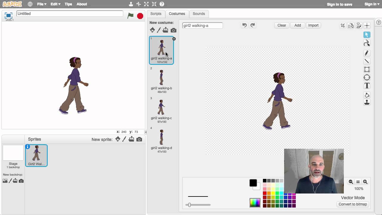 Computer Animation - Existing sprite animation - YouTube