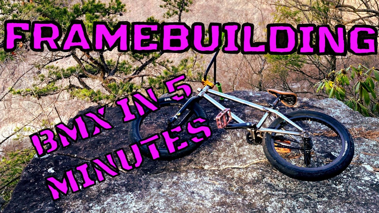 BUILD A BMX FRAME IN 5 MINUTES! frame building - YouTube