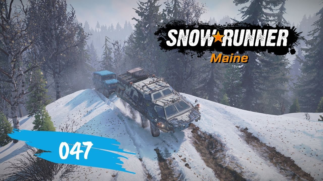 zwei weitere Aufgaben - Snow Runner (Maine) 047 - PC Lets Play deutsch ...