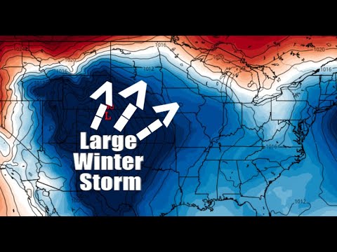 A Large Winter Storm Is Becoming Likely ~ Growing Heavy Snow Potential ...