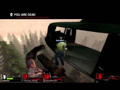 L4D2 - tank climbing up the chopper - YouTube