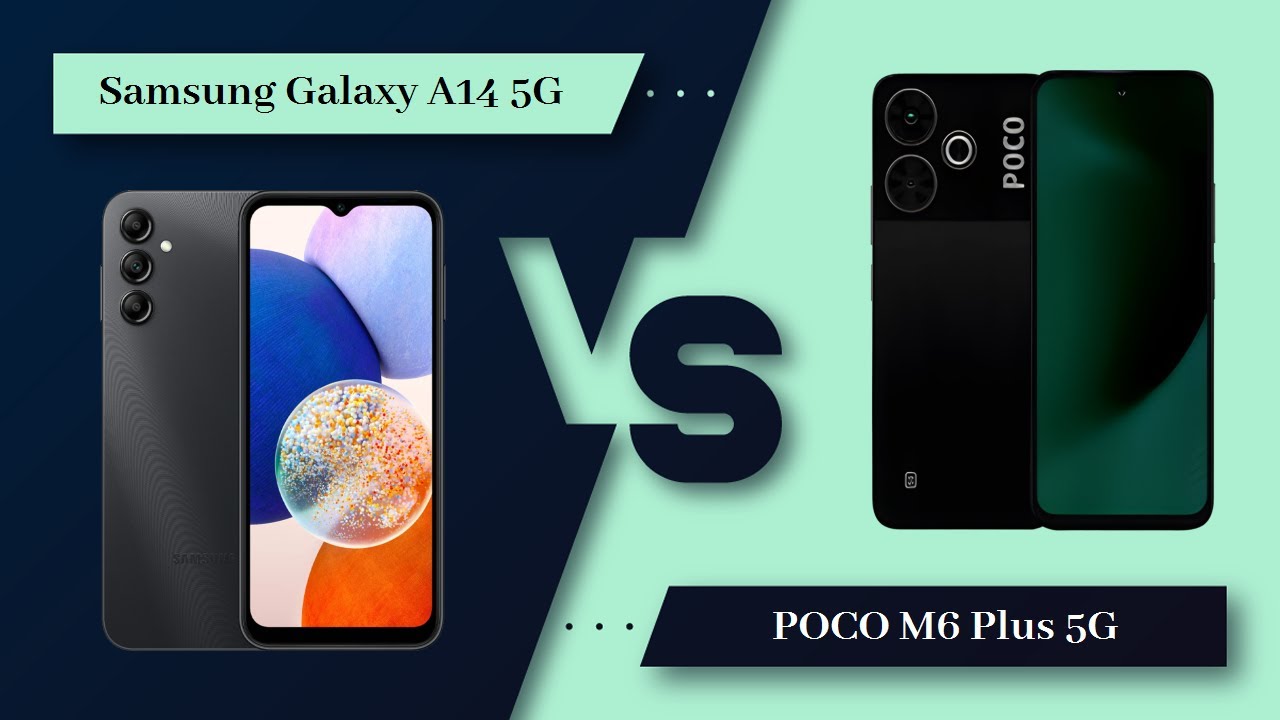 Samsung Galaxy A14 Vs POCO M6 Plus || Full Comparison ? Which one is ...