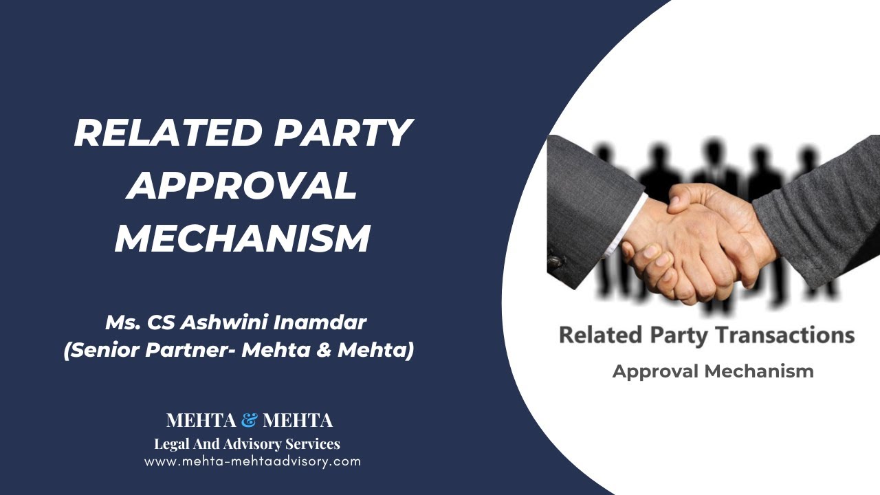 Related Party Approval Mechanism | Mehta & Mehta - YouTube
