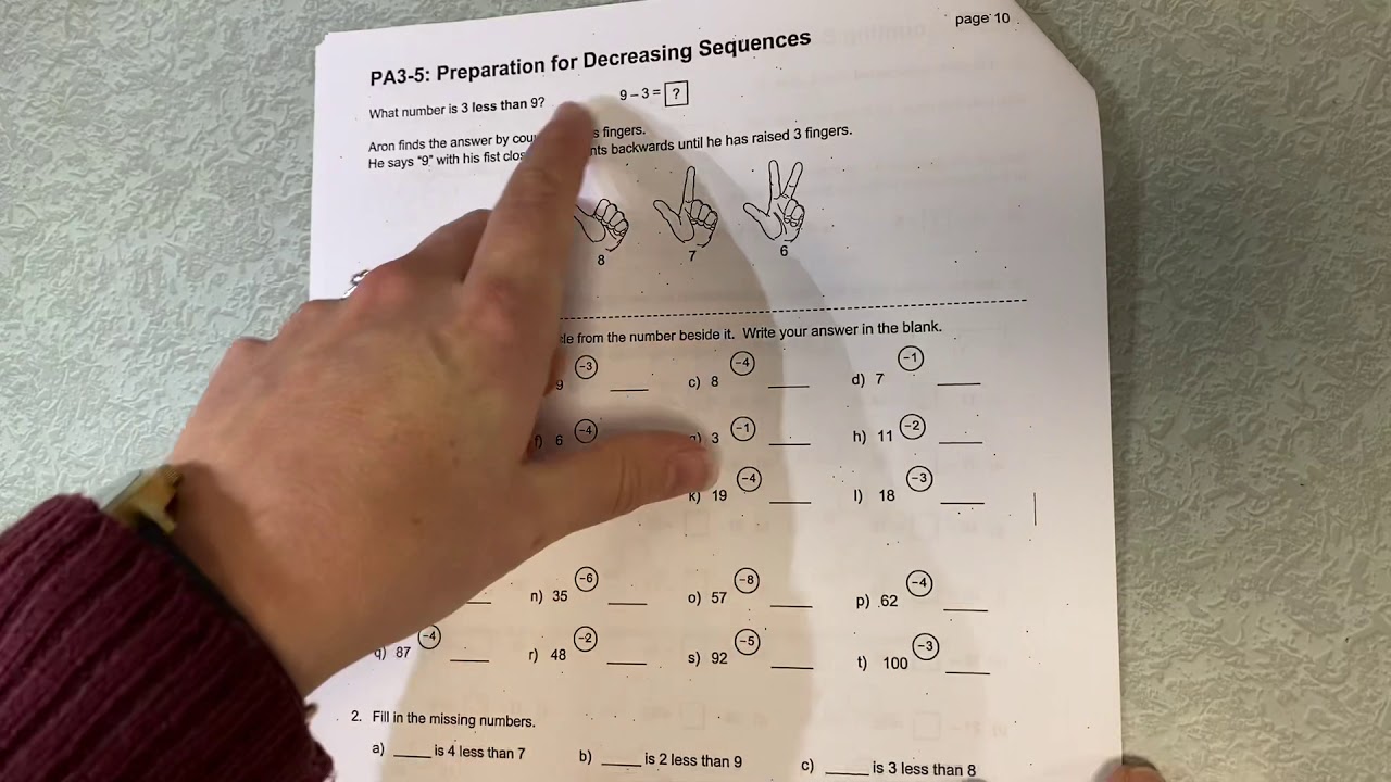 Decreasing Patterns 1 - YouTube