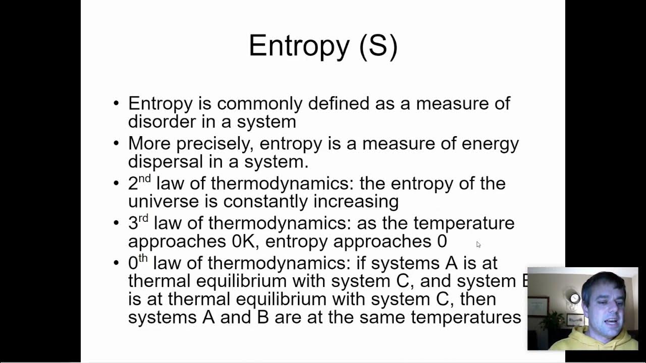 Unit 9 Lesson 1: Entropy - YouTube