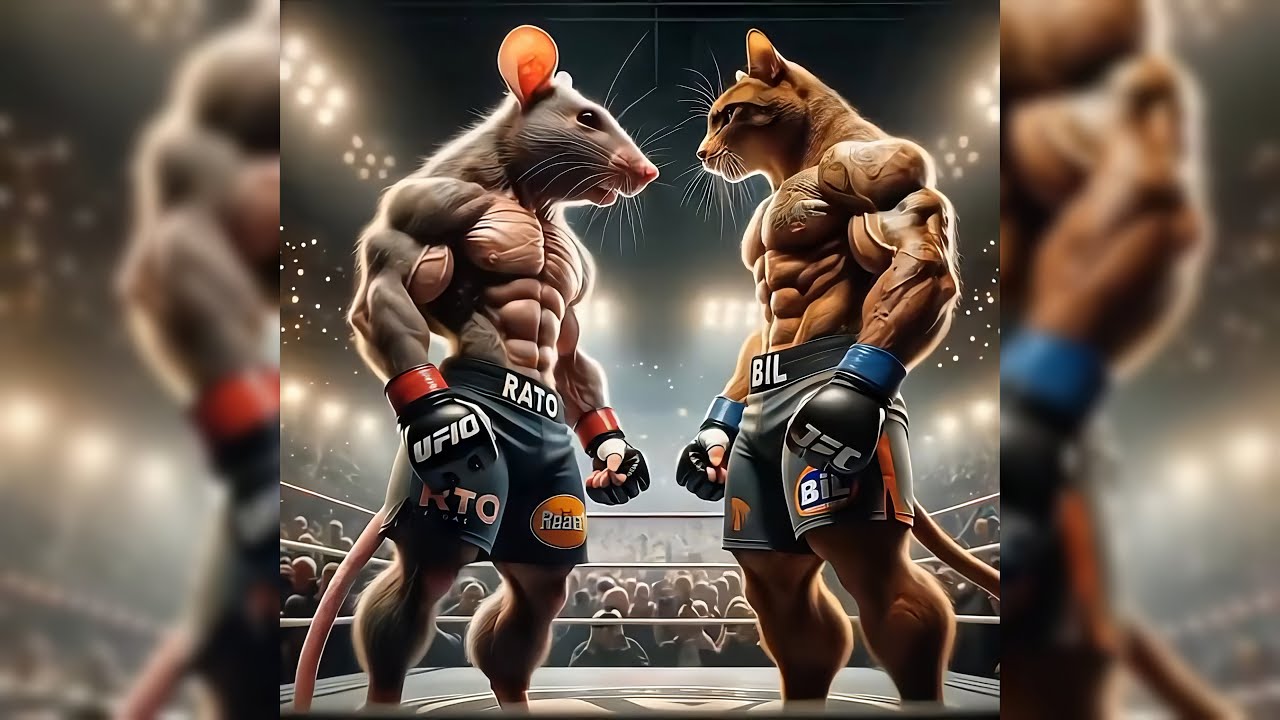 Cat Vs Rat Boxing Fight Trendy Pins - YouTube