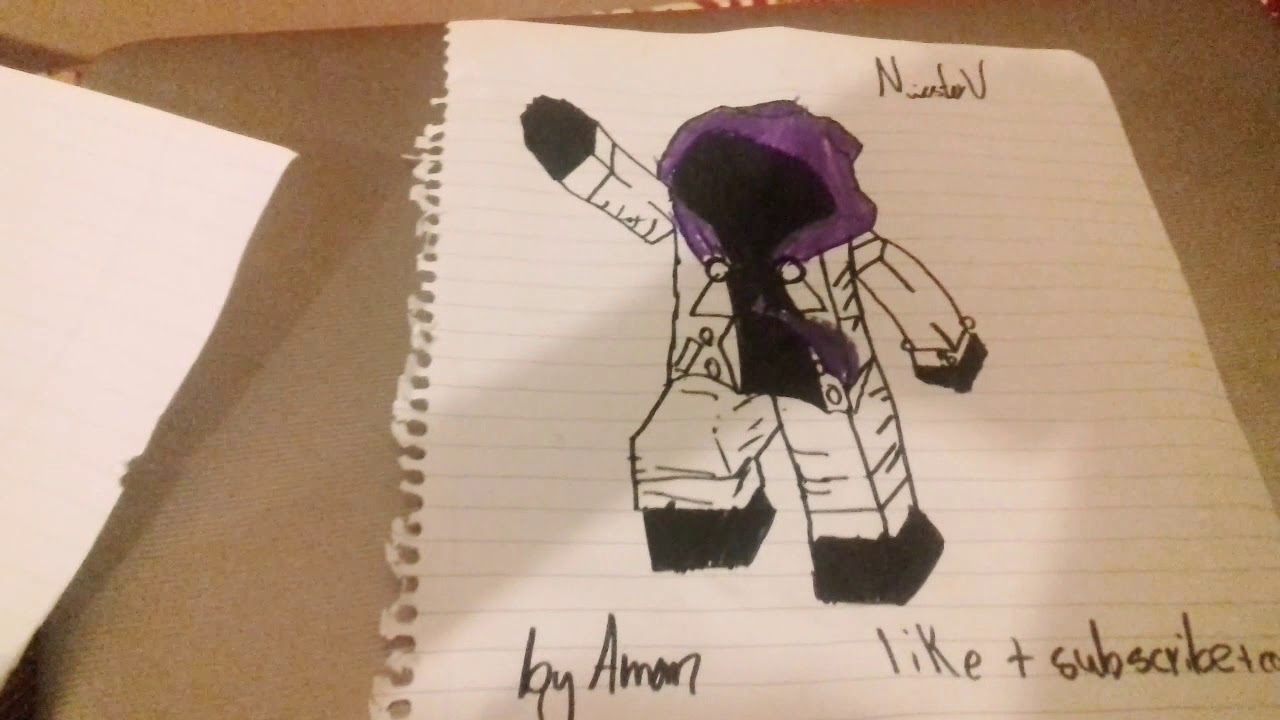 How to draw NicsterV - YouTube