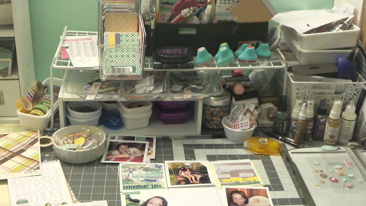 Scrap room tour. ...finally! - YouTube