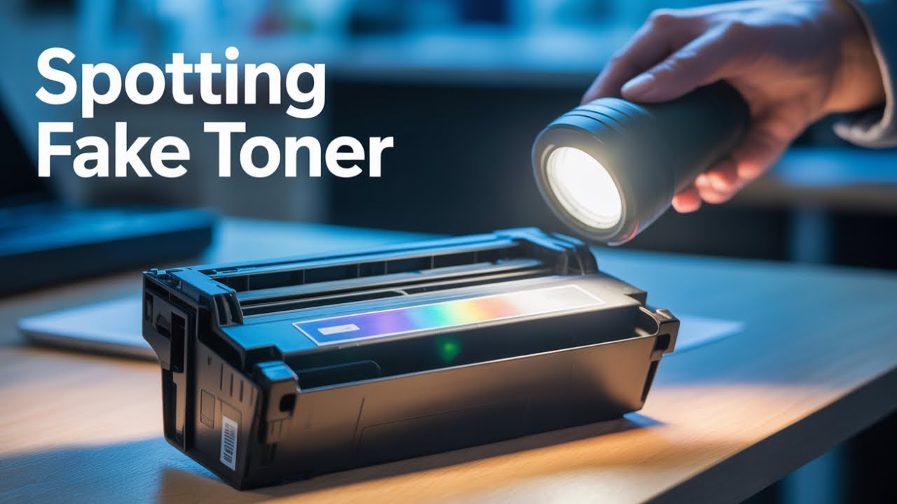 Spot the Fake Toner With This Smartphone Trick - YouTube