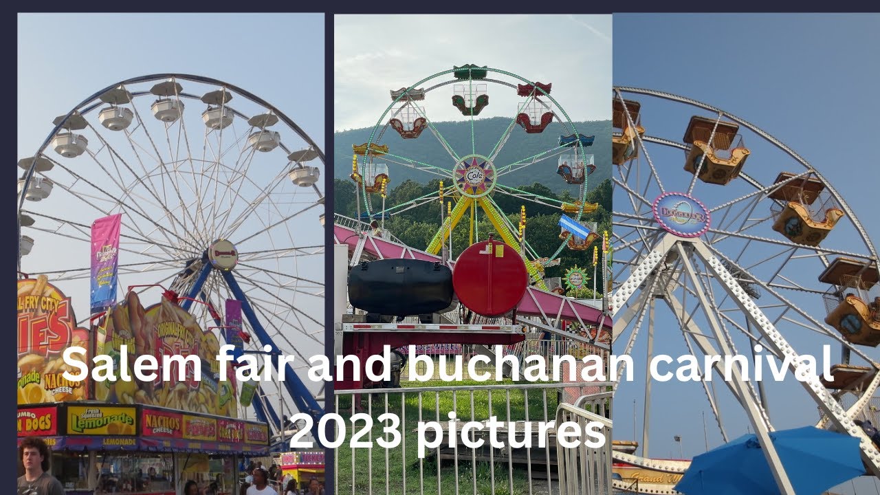 Salem fair and buchanan carnival 2023 pictures - YouTube