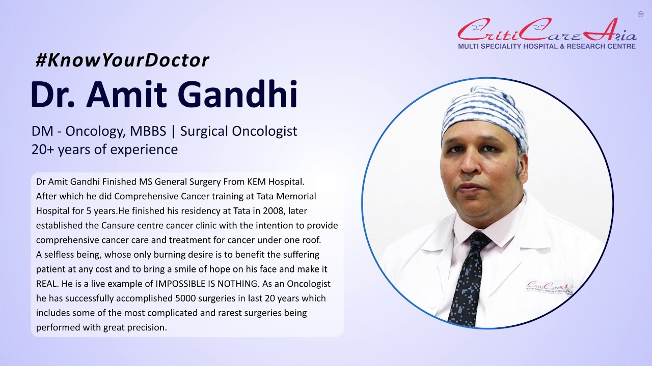 Fighting 4th Stage Ovarian Cancer: Dr. Amit Gandhi Explores HIPEC ...