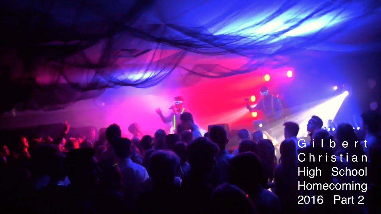 Gilbert Christian High School Homecoming Part 2 - YouTube