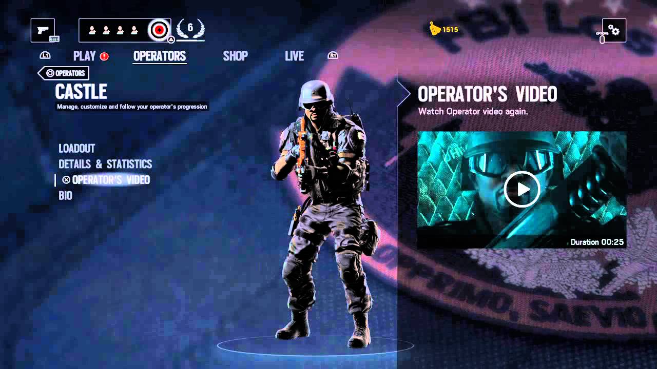 RB6 Siege Operator Videos! - YouTube