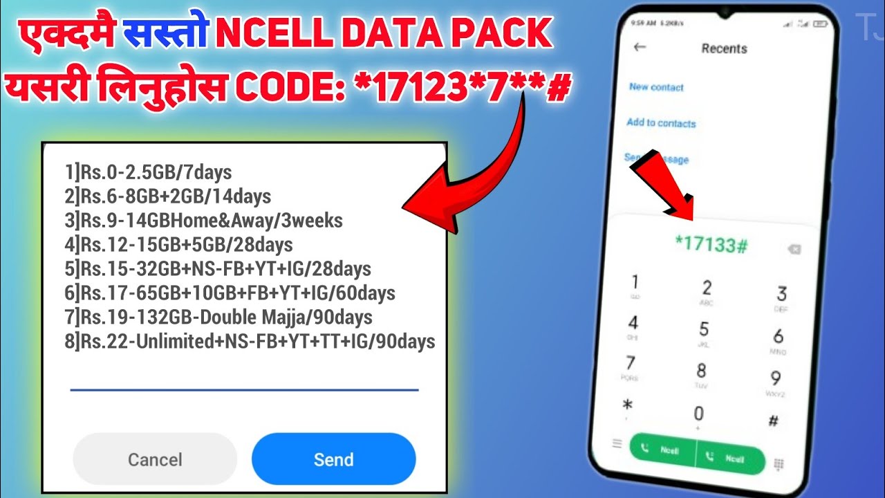 मात्र रु.6 मा 8 GB Data Pack यसरी लिनुहोस |Ncell Best New Data Pack in ...