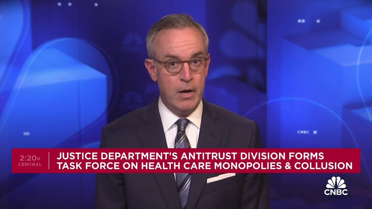Justice Department's antitrust division forms task force on health care ...