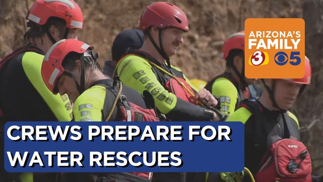 Crews prepare for potential water rescues in northern Arizona - YouTube