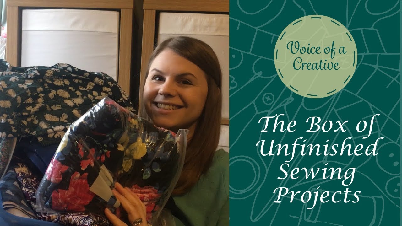 The Box of Unfinished Sewing Projects- UFOs - YouTube