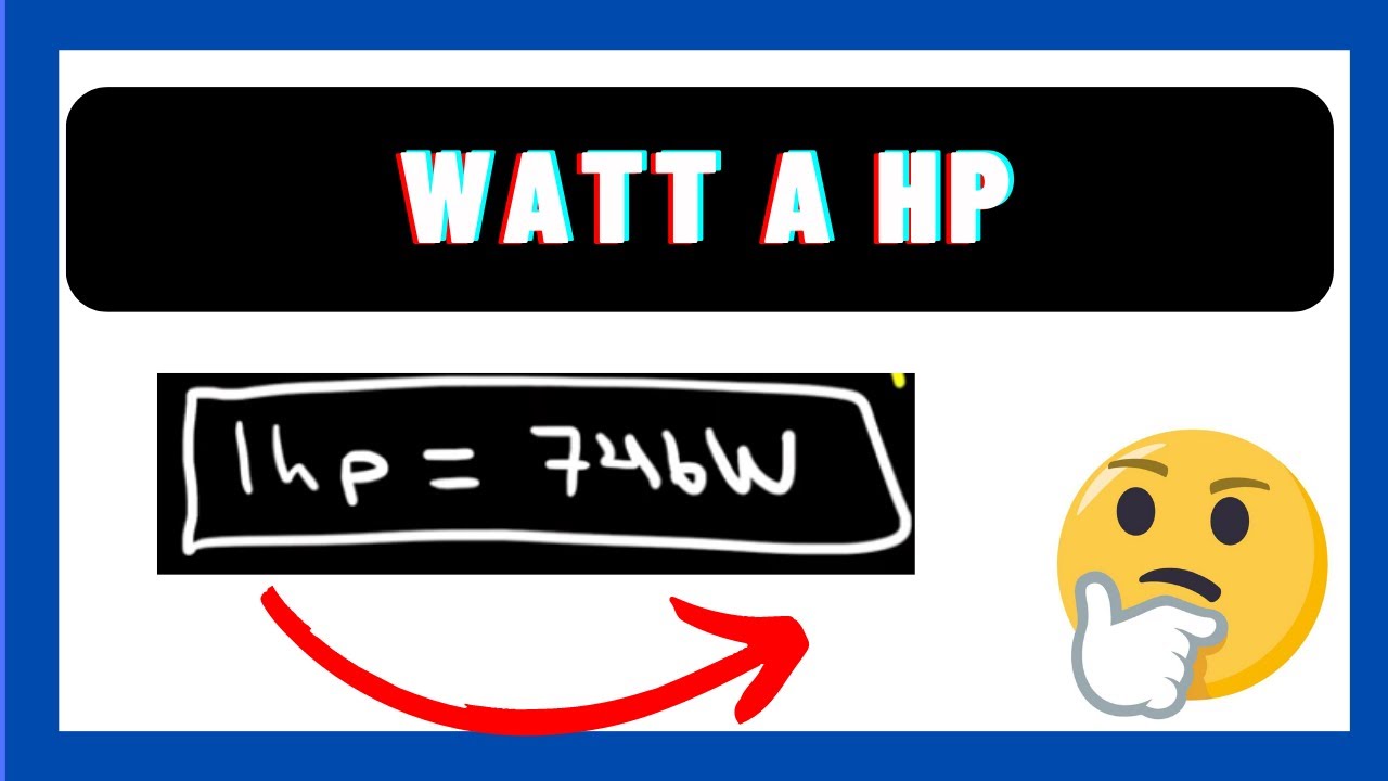 💡🚀 Domina la conversión de Watts a HP en segundos! | Guía rápida y ...