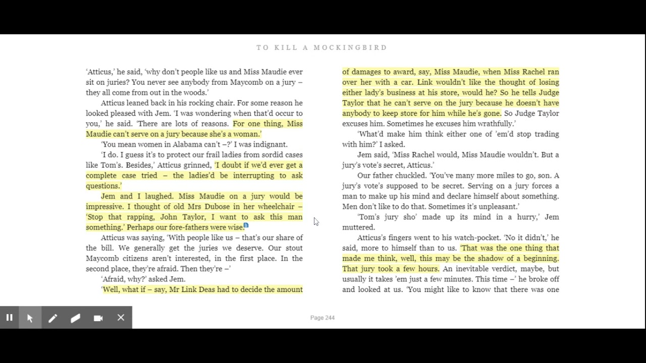 TKAM Chapter 23 - YouTube