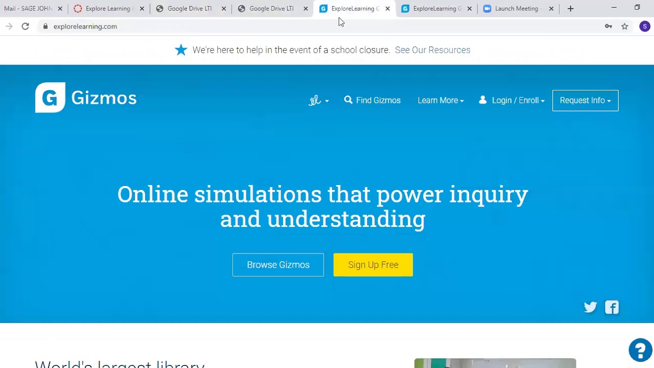 How to Register for gizmos and use the google doc on Canvas - YouTube