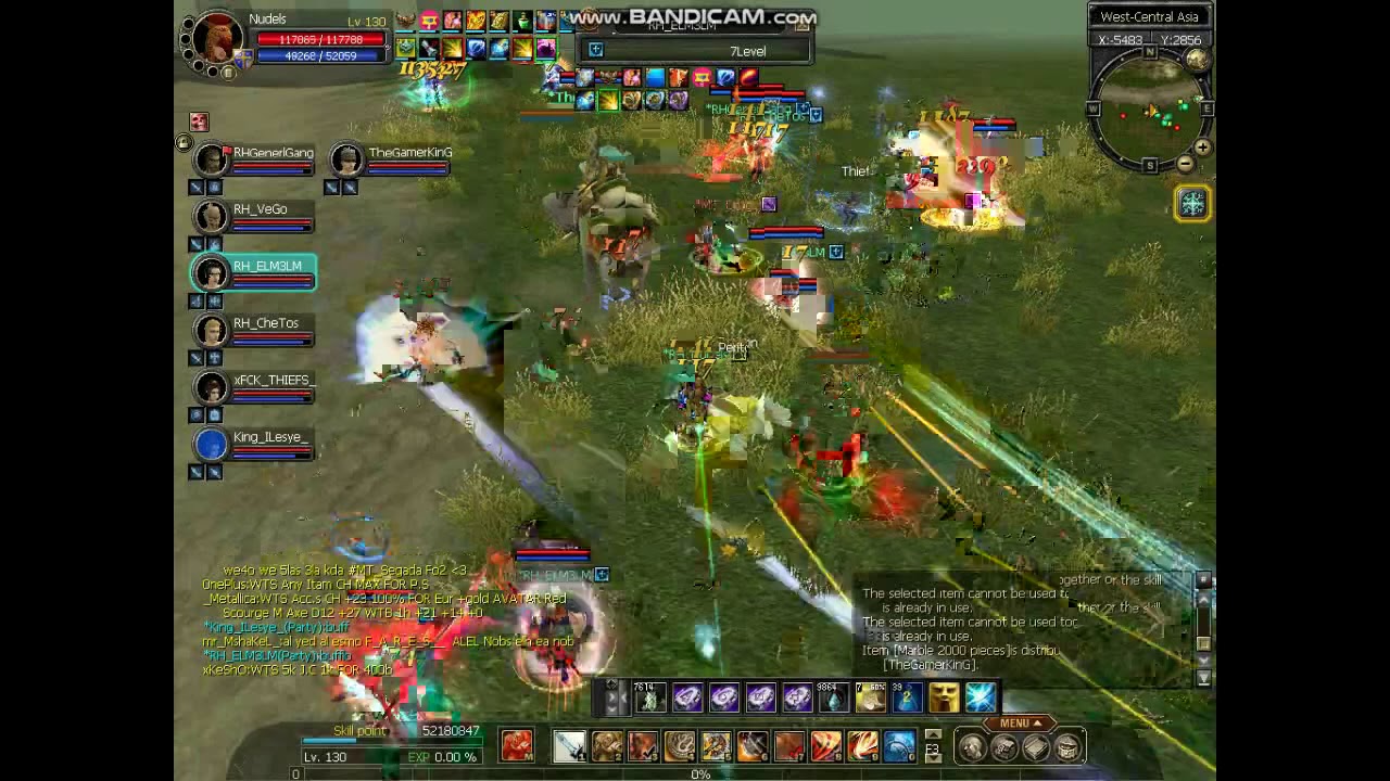 Silkroad Pure sro cap 130 king Hunter Vs any Thife - YouTube